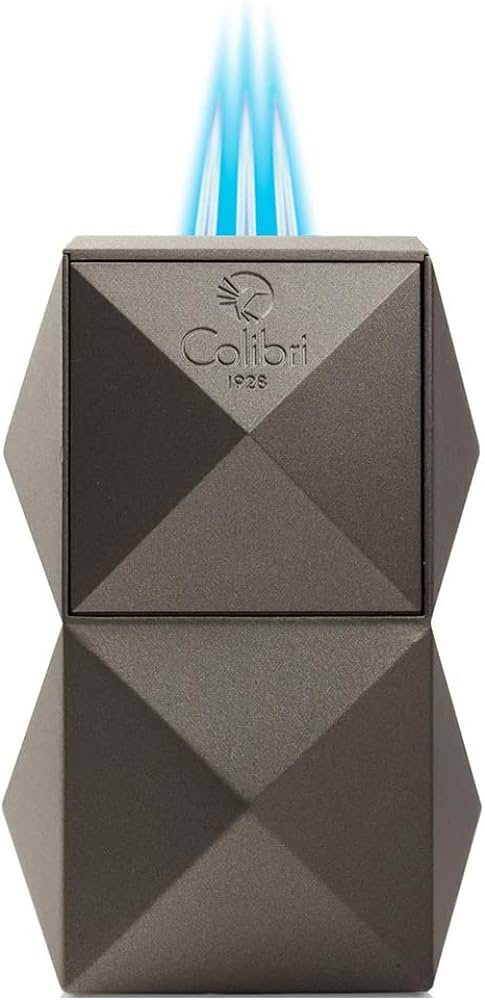 Colibri QUASAR TABLETOP TRIPLE FLAME LIGHTER, METALIC NAVY – Nawa ...