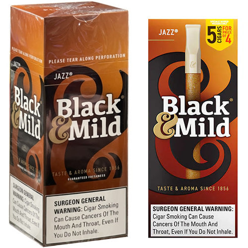 BLACK & MILD Jazz Upright (25 cigars) – M Global Distro