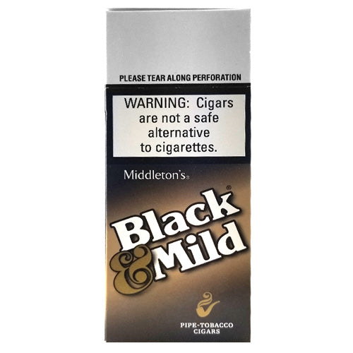 BLACK & MILD Regular 5-pack (50 cigars) – Nawa Distribution