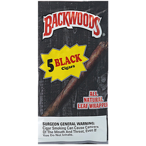 BACKWOODS Black 5-pack (40 cigars) – M Global Distro