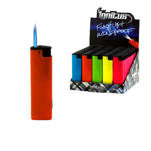 Ignitus Lighter with LED Flashing Refillable Windproof Lighter – Nawa ...