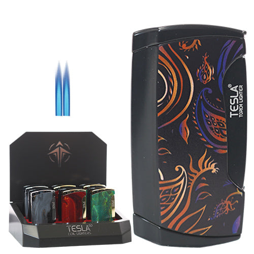 Tesla Lighter 2 Torch w / Cigar Punch 3.0" – Nawa Distribution