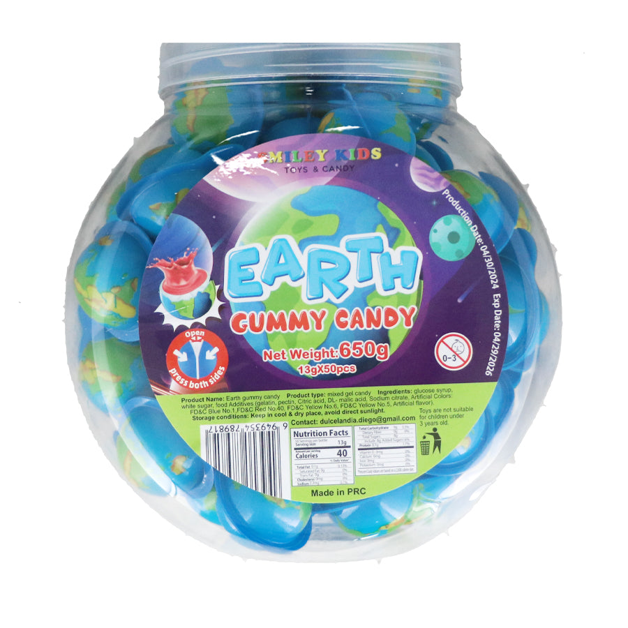 SMILEY KIDS Snacks & Gums 13 G EARTH GUMMY CANDY – Nawa Distribution