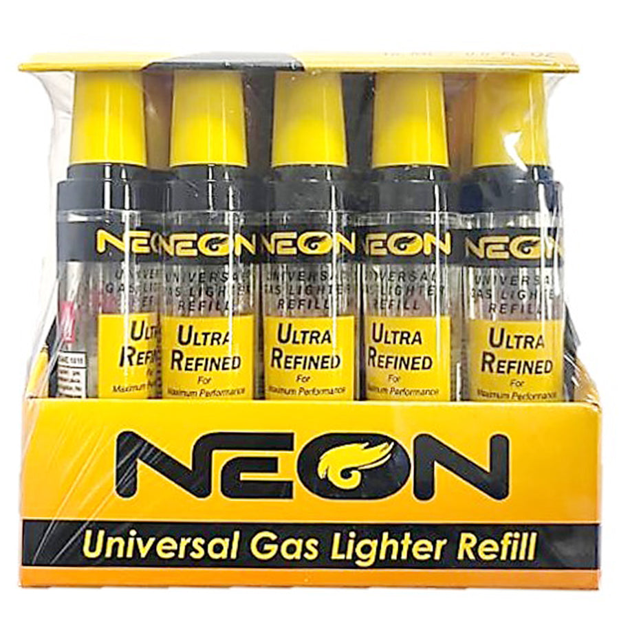 NEON Butane Butane 18ML UNIVERSAL GAS Lighter REFILL ULTRA REFINED – M ...